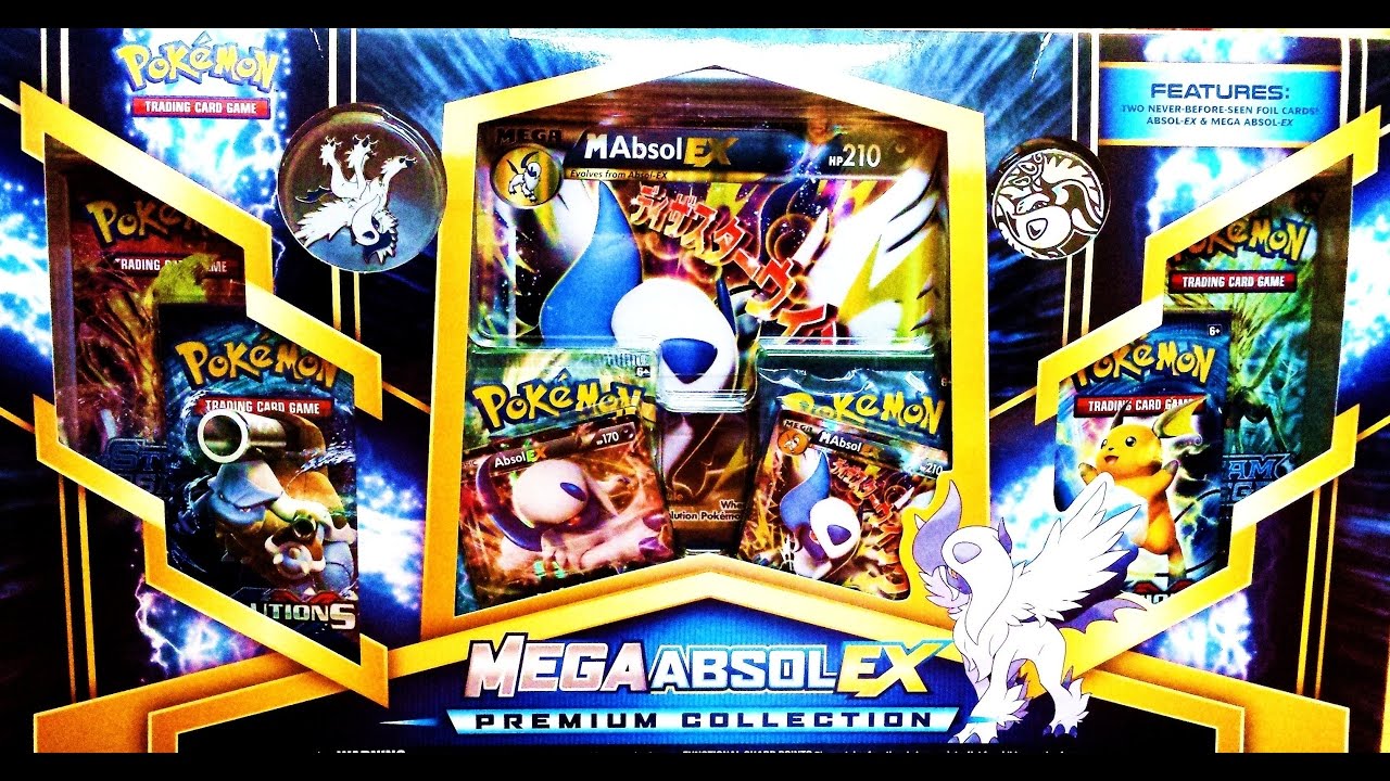 Opening: Mega Absol EX Box + 4 Boosters (1 Steam Siege, 1 Breakthrough ...