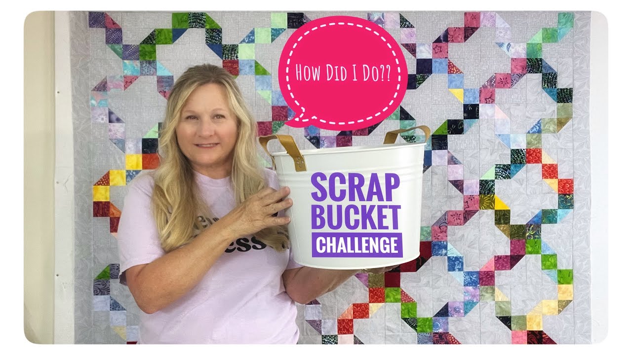 Scrap Bucket Challenge Quilt - YouTube
