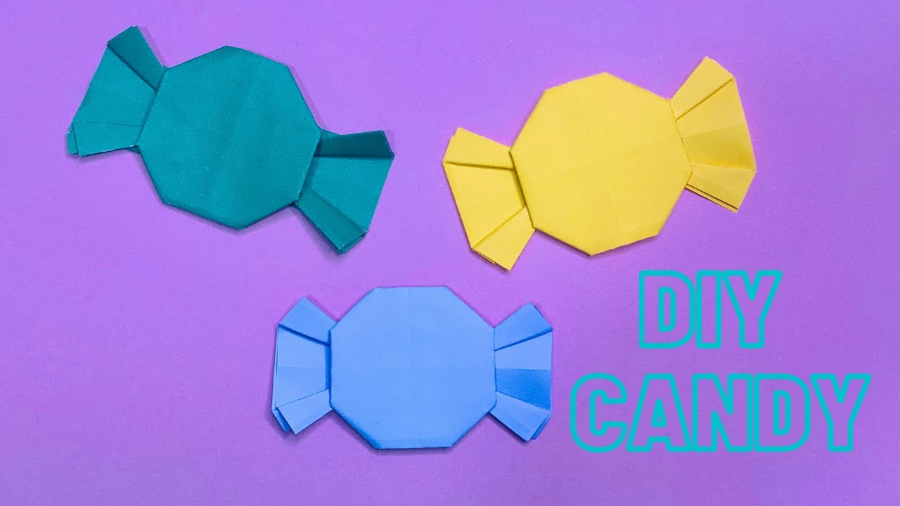DIY Paper Candy | Easy Origami Tutorial - YouTube