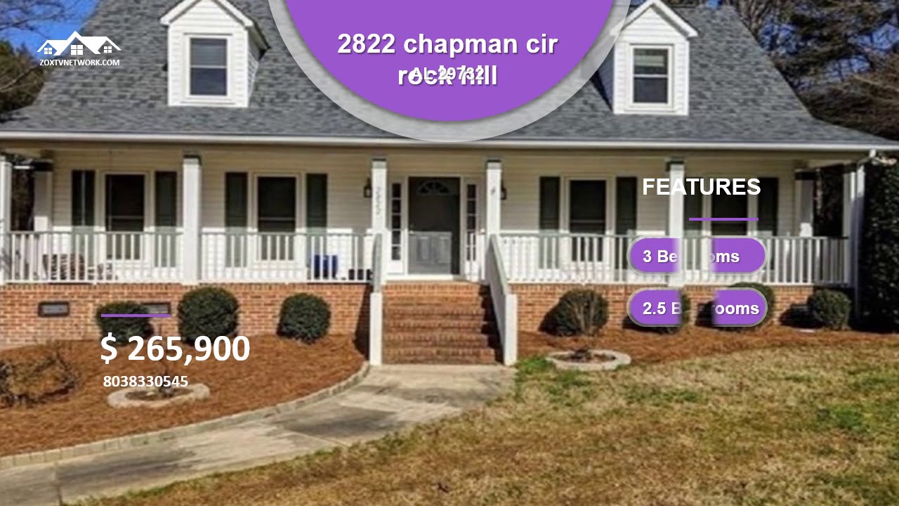 Alabama 2822 chapman cir rock hill AL 29732 Bedrooms 3 Bathrooms 2 5 ...