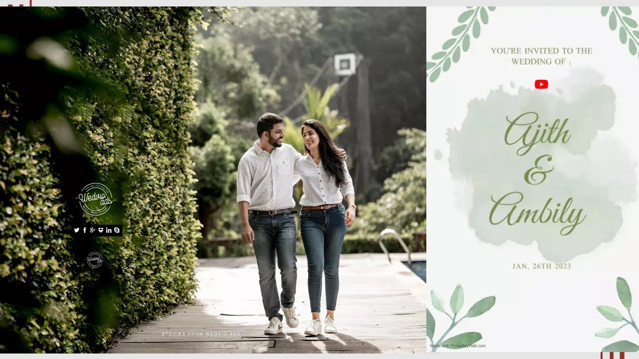 AJITH &AMBILY WEDDING LIVE - YouTube