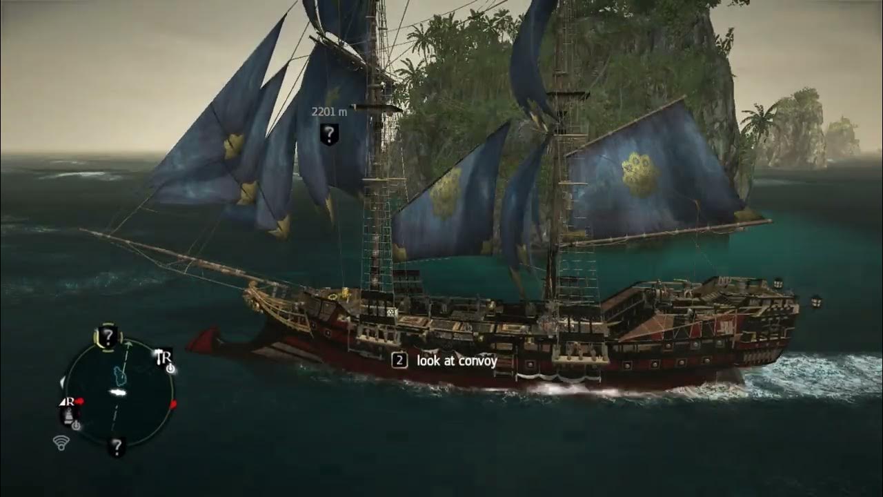 Assassins creed IV Black Flag MODS Jackdaw Black and Red and monor outfit - YouTube