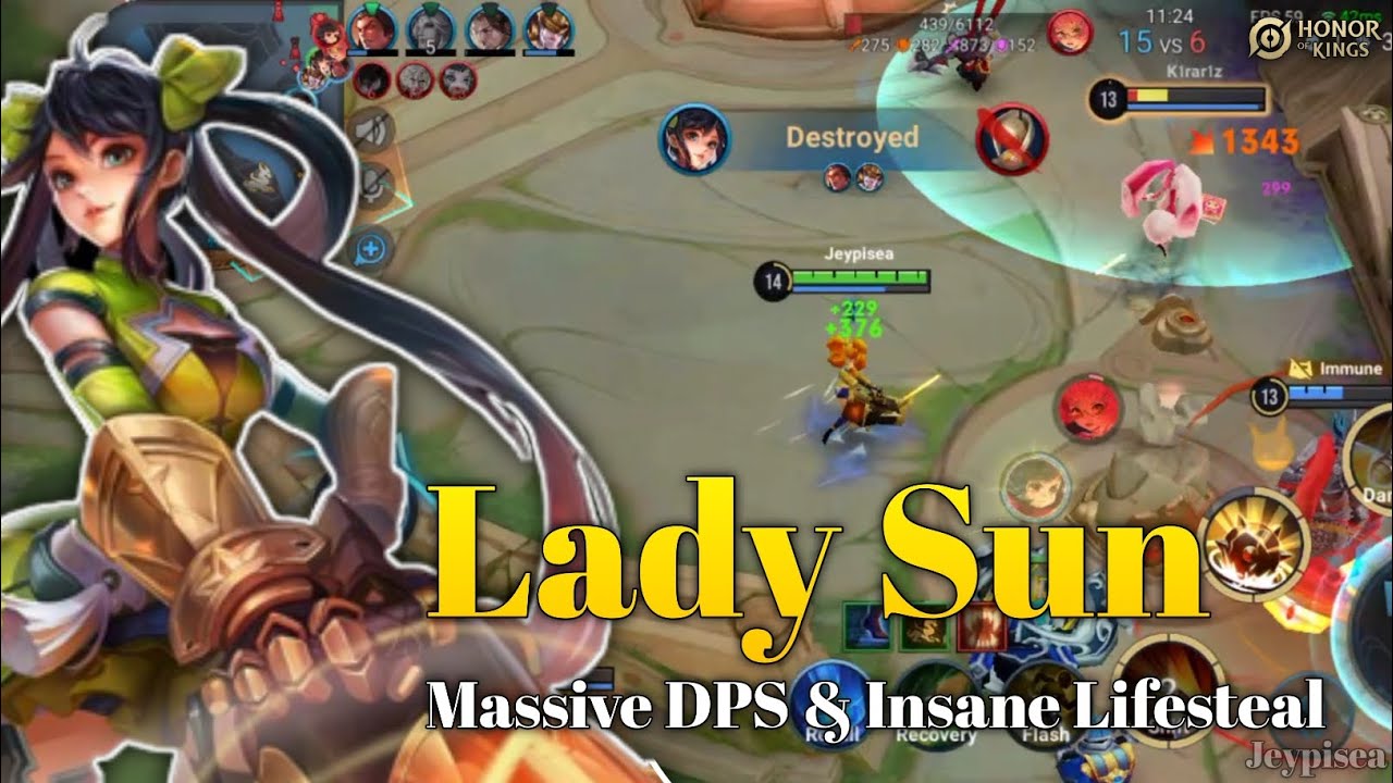 Aggressive Marksman // Massive DPS!! [ Lady Sun Gameplay + Build ...