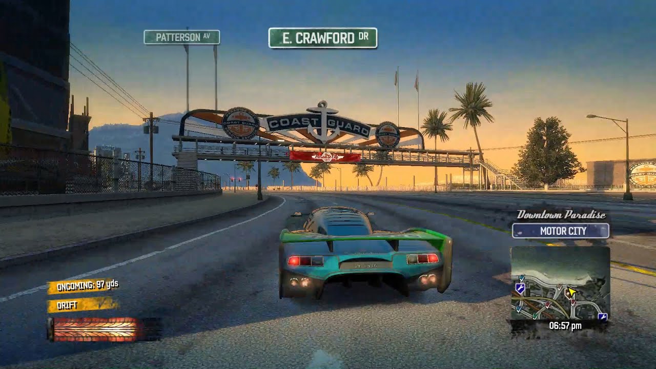 Burnout Paradise: Gameplay - Drive Paradise cars in the Paradise City ...