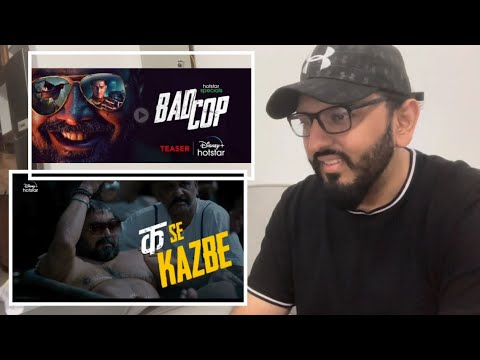 ANUTAG KASHAP NEW MOVIE BAD COP TRAILER REACTION - YouTube