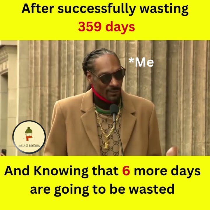 After wasting 359 days.... #snoopdogg #snoopy #comedy #love #funny #fun ...
