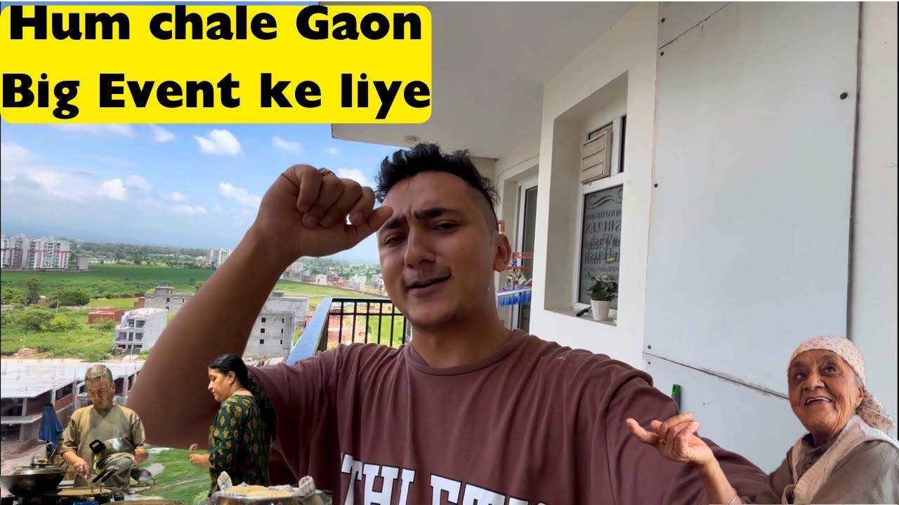 Hum sb ja rahe hai Gaon, ek bade Event ke liye 🥳🤪 Shimla mai Monsoon ab ...