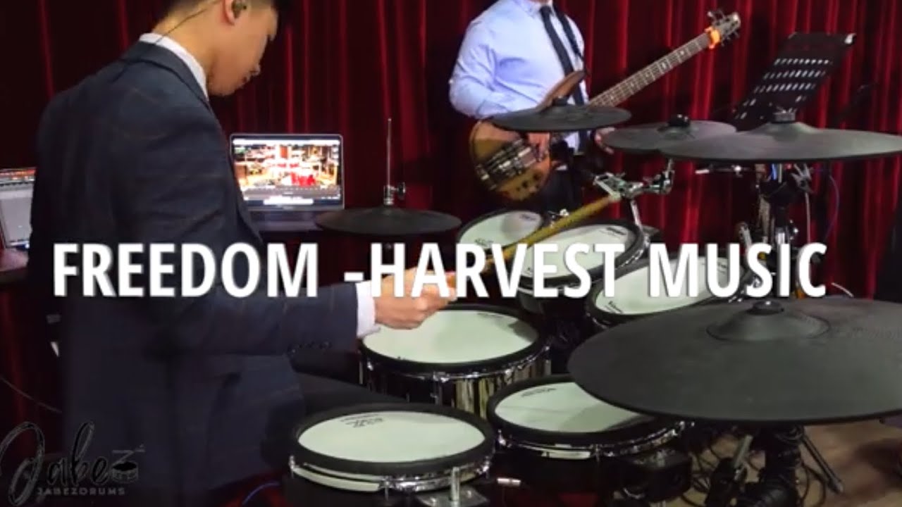 Freedom Remix Drum Cover // Harvest Music Live - YouTube