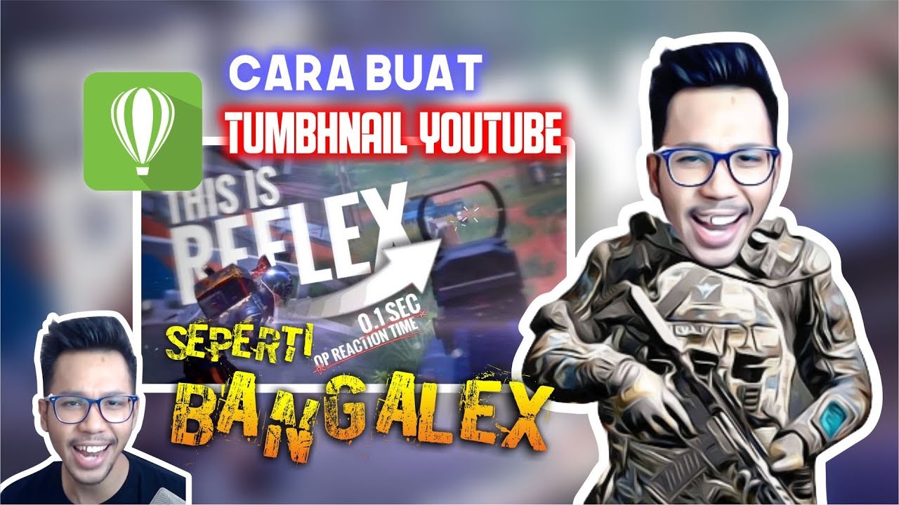 CARA MEMBUAT THUMBNAIL YOUTUBE SEPERTI BANG ALEX - TUTORIAL CORELDRAW ...