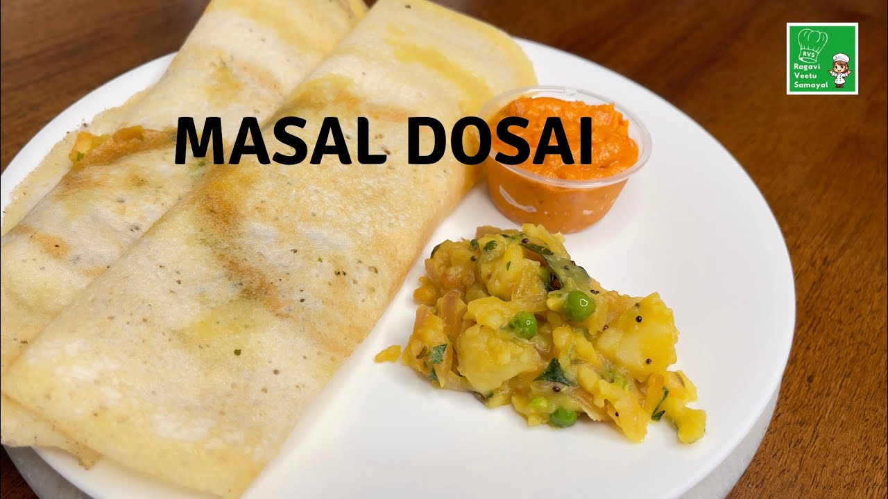 Masal Dosa / / Dosai / /south indian breakfast recipes - YouTube