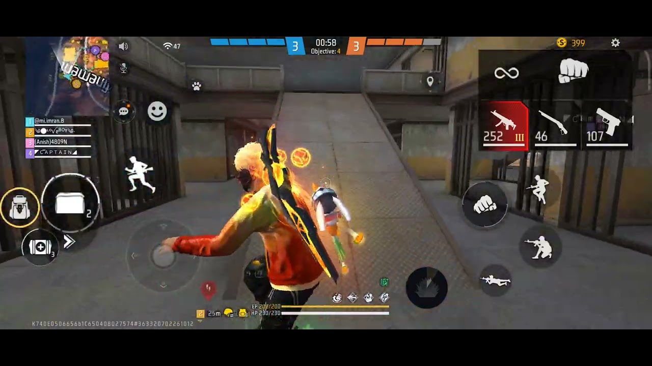 free fire final match clash squad rank - YouTube