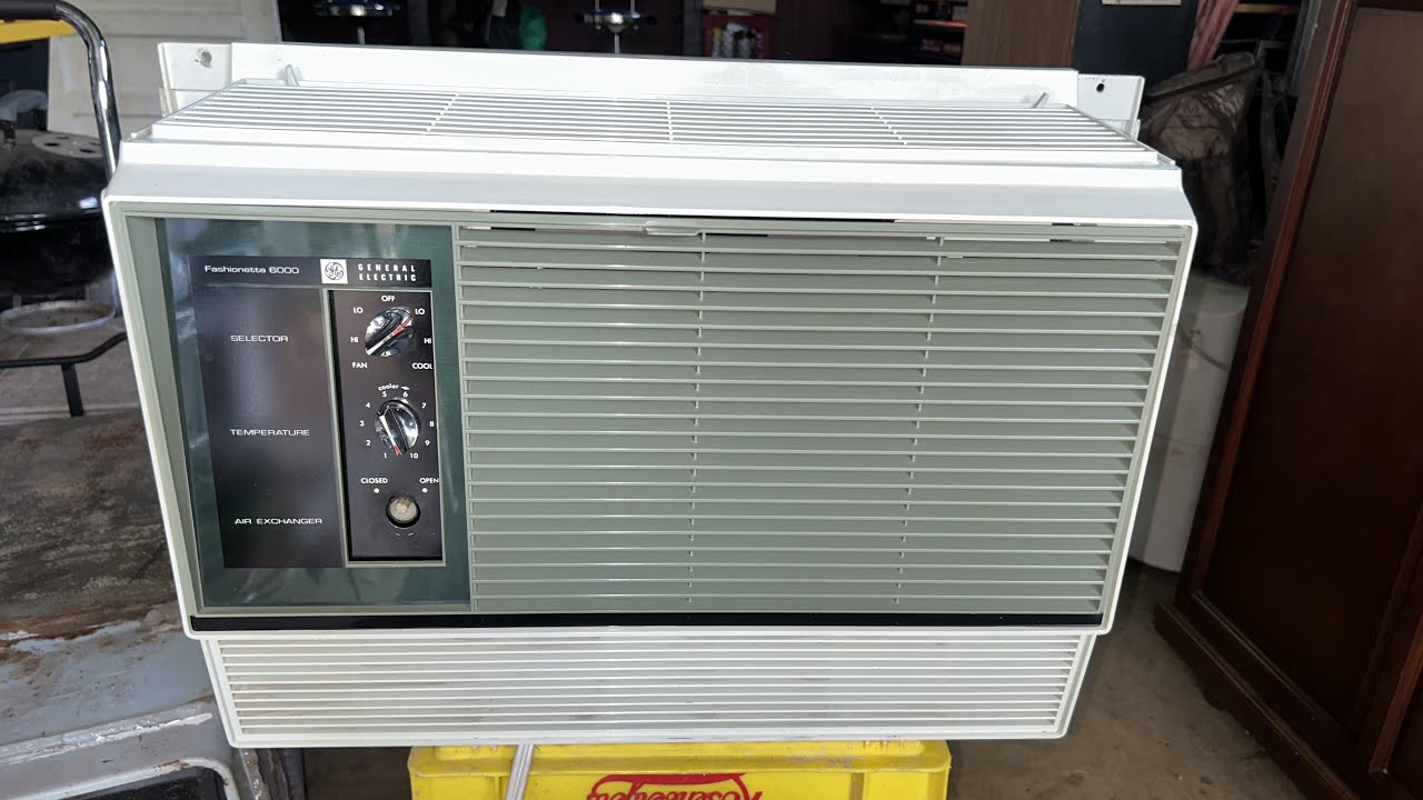 1960’s General Electric GE Fashionette 6000 BTU Air Conditioner Avocado ...