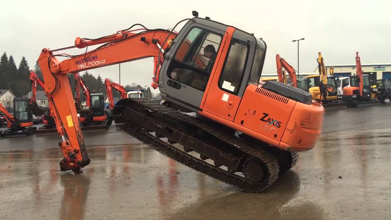 Hitachi ZX120 - YouTube