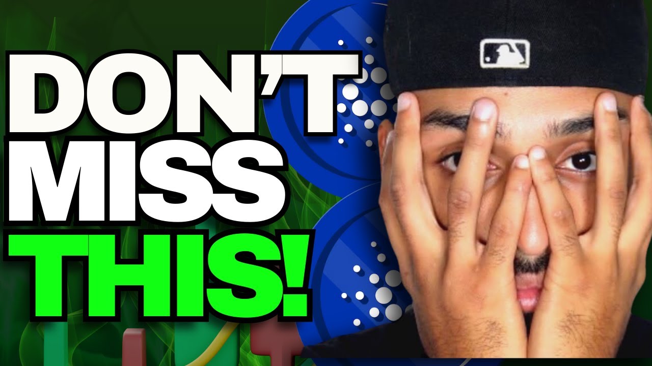 CARDANO ADA: HOW DOES NO ONE REALIZE HOW CRUCIAL THIS MOMENT IS FOR ADA ...