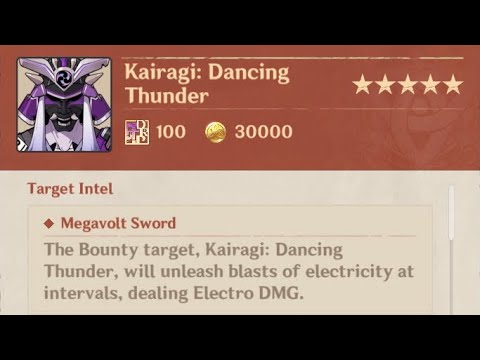 [Genshin Impact] Weekly Bounties @ Inazuma | Kairagi: Dancing Thunder ...