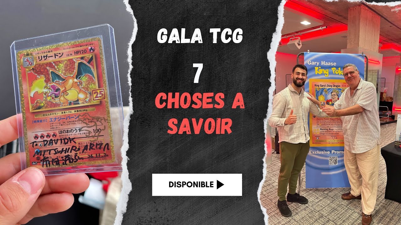 Pokémon - 7 CHOSES A SAVOIR SUR LE GALA TCG - YouTube