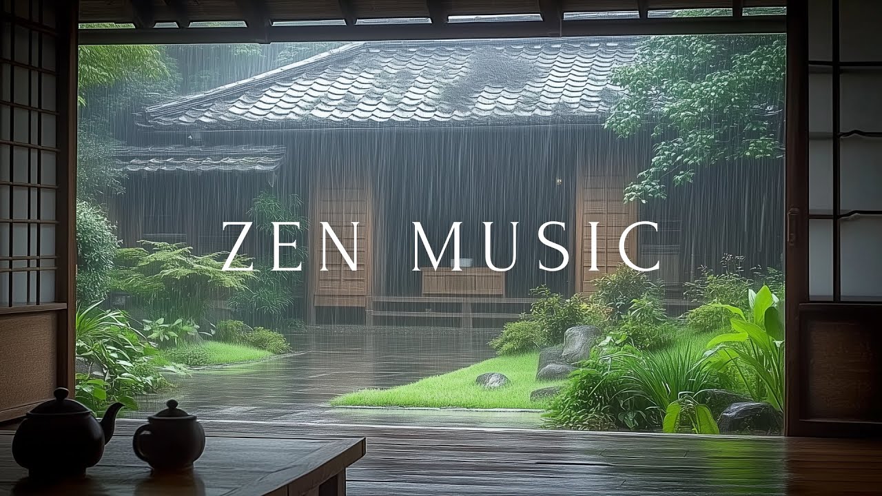 Zen of Rain｜Japanese Zen Music｜Koto, Flute, Shamisen for Meditation ...
