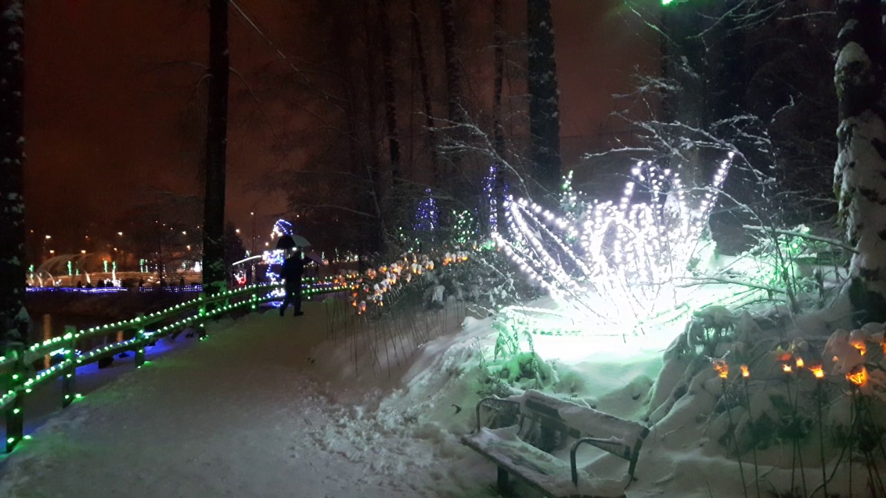 GORGEOUS XMAS LIGHTS AT COQUITLAM LAFARGE LAKE PARK - YouTube