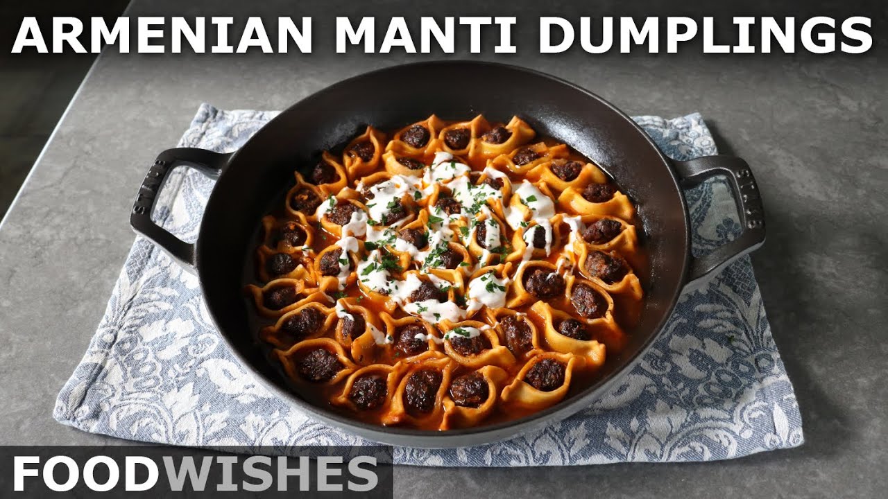 Manti - Armenian-Style Dumplings - Food Wishes - YouTube