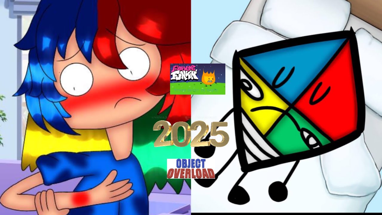 Object overload in 2025: kite sings BFDI: hork glorp gloop music video ...