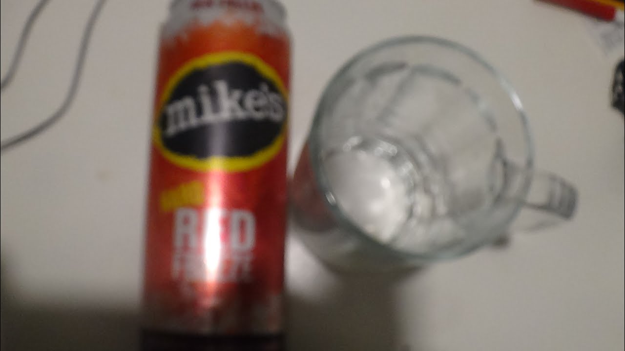 ASMR Drinking Mike's Hard Red Freeze - YouTube