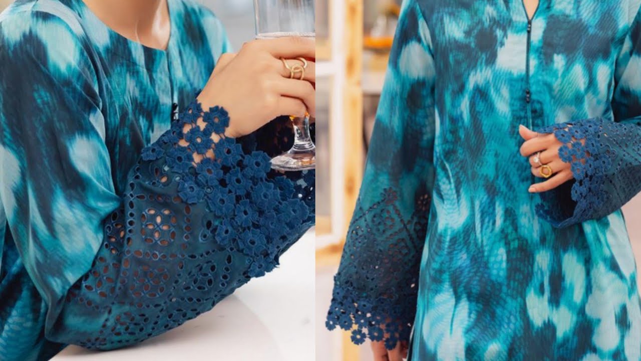Trending Cutwork Design | Beautiful Sleeve Design Simple Machine ...