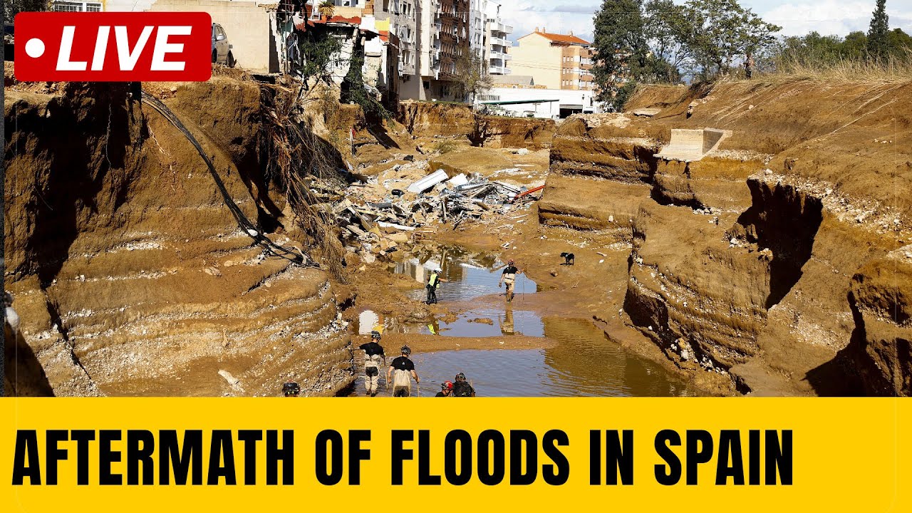 LIVE: Clean-up work began in Spain after deadly floods took 214 lives ...