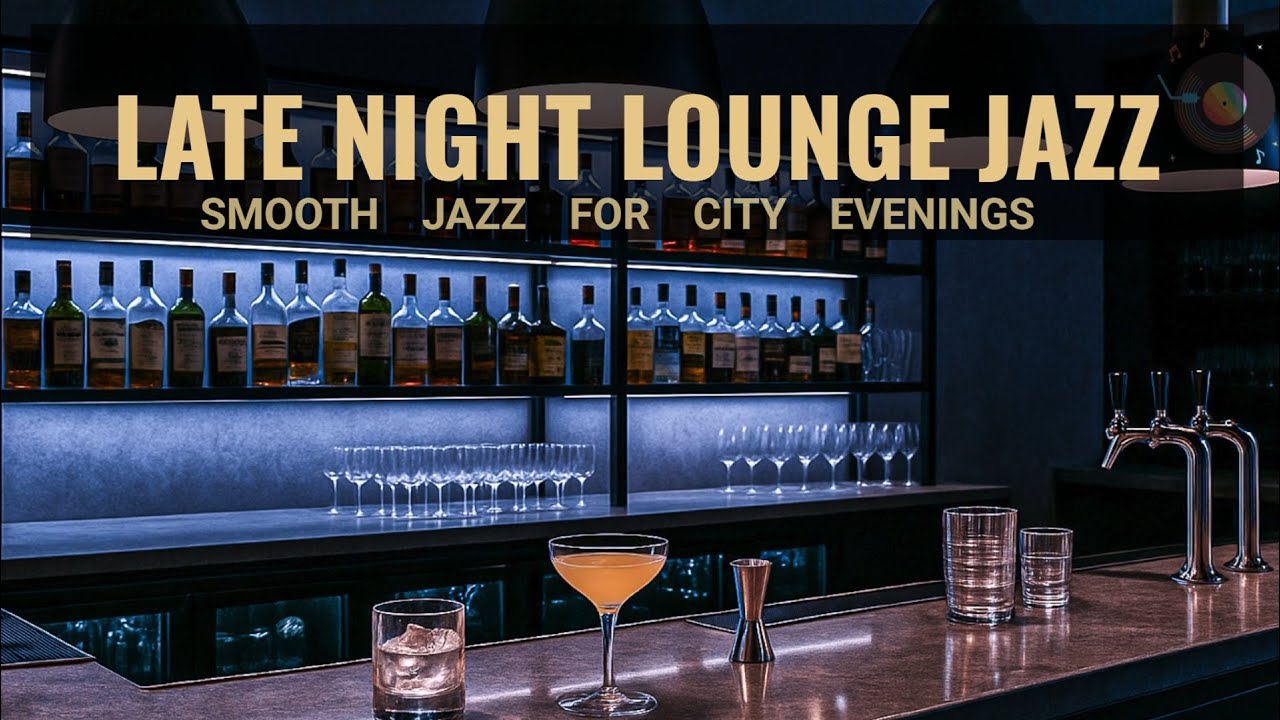 LATE NIGHT LOUNGE JAZZ🍷 | SMOOTH JAZZ for CITY EVENINGS🍹｜INSTRUMENTAL ...