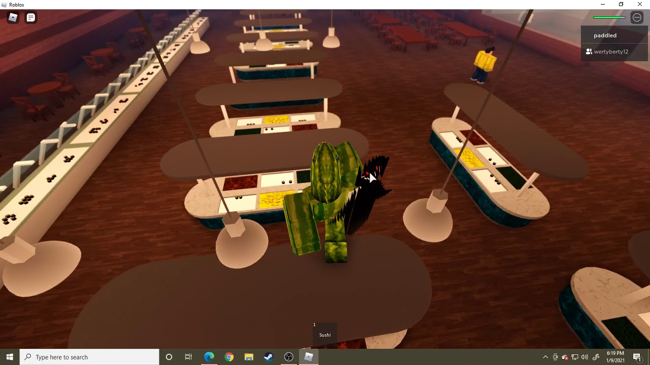 Sushi Buffet Roblox Story Game Series (Sushi Buffet, Mall, Golf Course ...