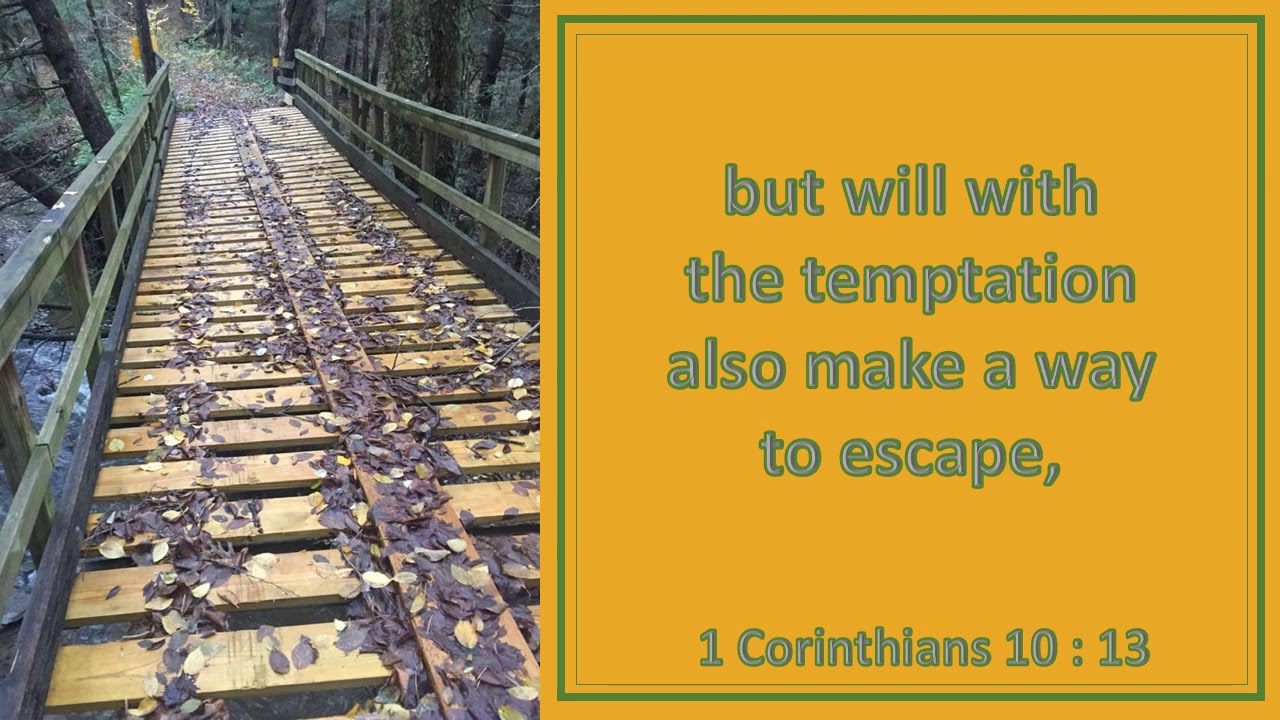 1 Corinthians 10, 13, There hath no temptation taken you,KJV singalong ...