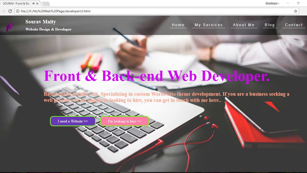 How to create a beautiful website using HTML5, CSS3, JAVASCRIPT and ...