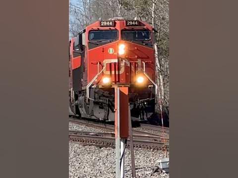 CN 2944 Southbound Potash at Ladysmith, WI - YouTube
