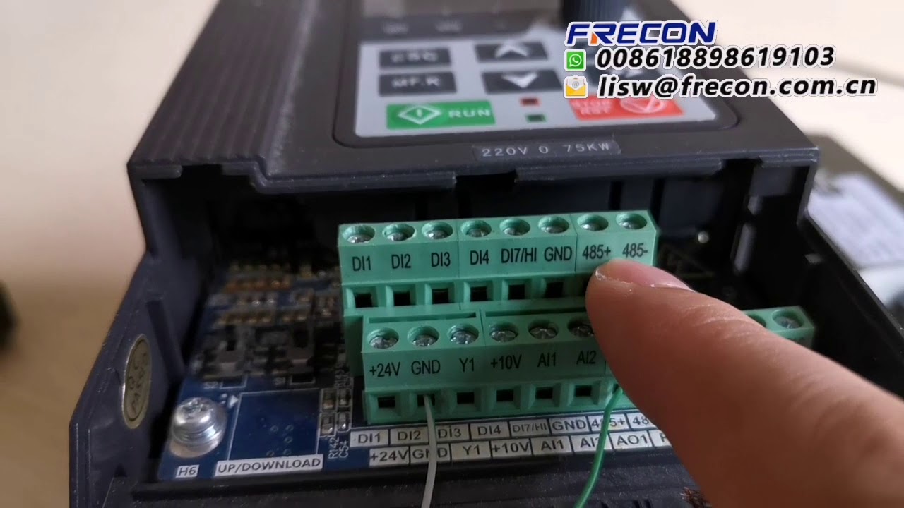 Frecon RCS module remote control system - YouTube