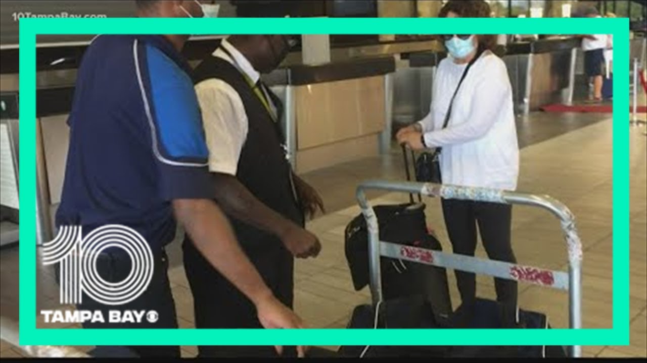 Curbside check-in returns to Tampa International Airport - YouTube