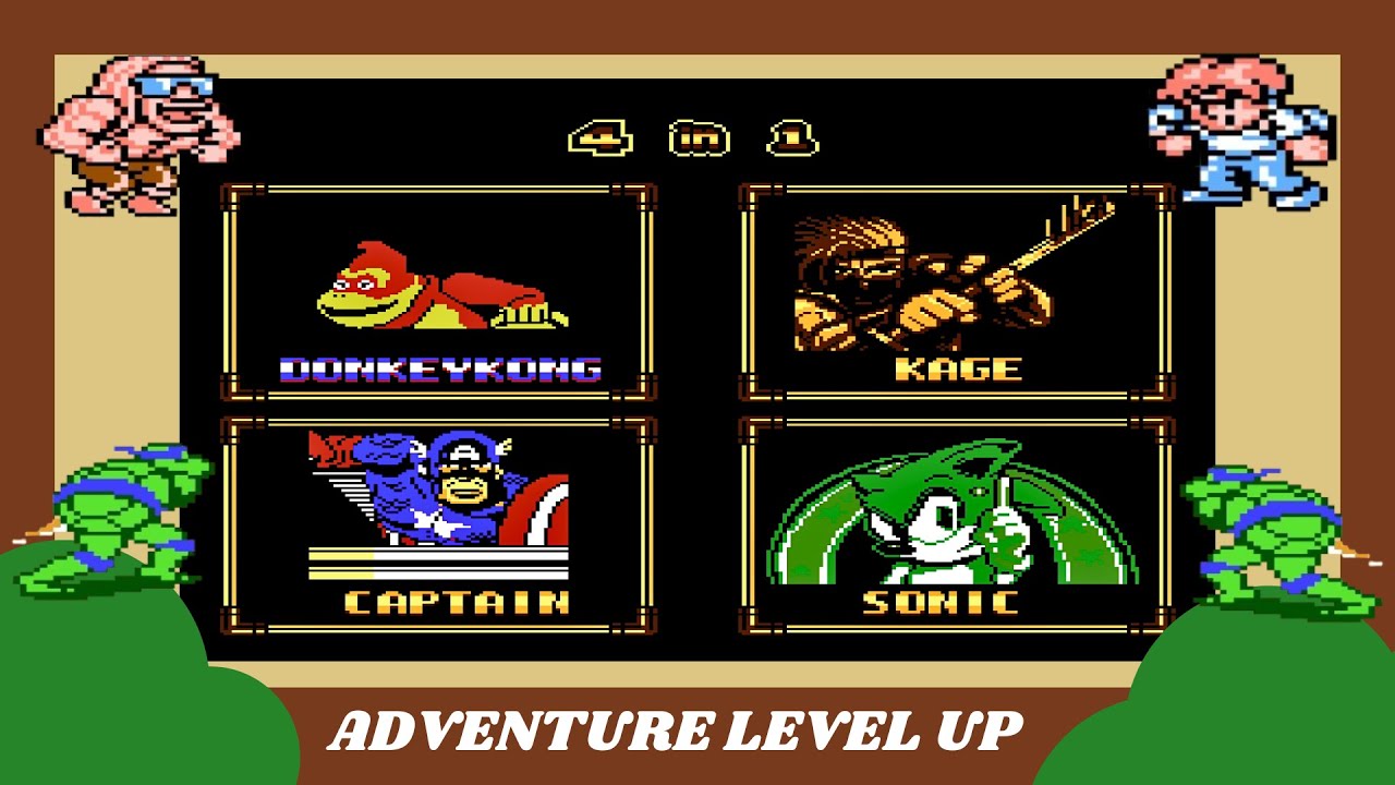 NES 4 in 1 Adventure Pack : Retro Gameplay Fun! - YouTube