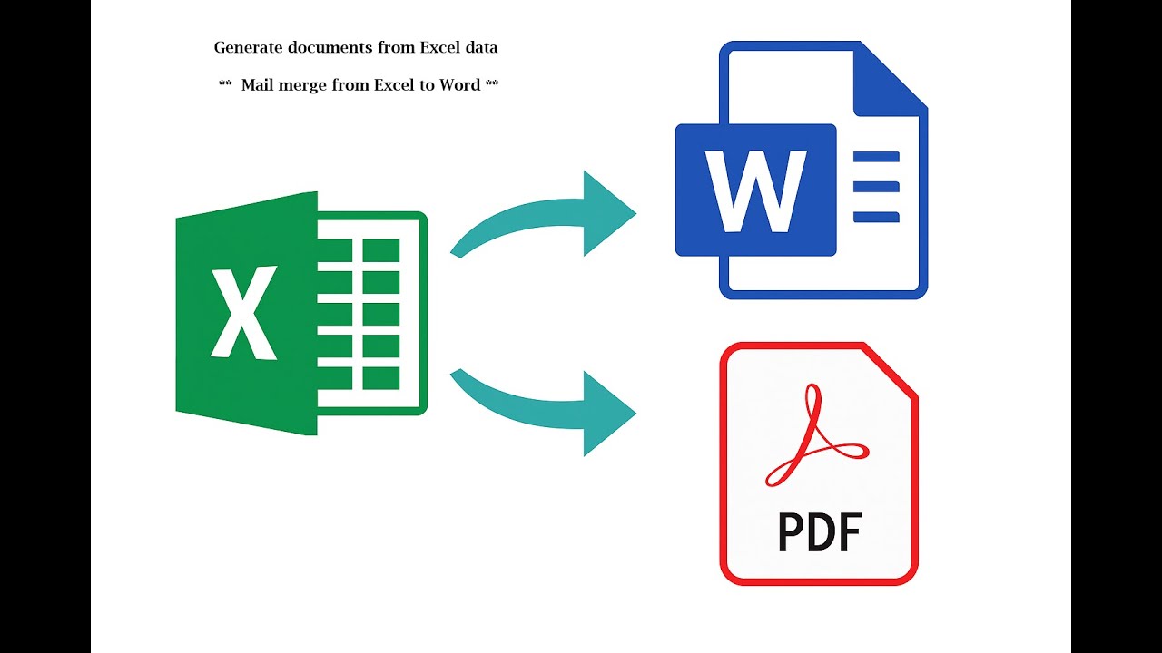 mail merge from excel to word | Template based bulk document generator ...