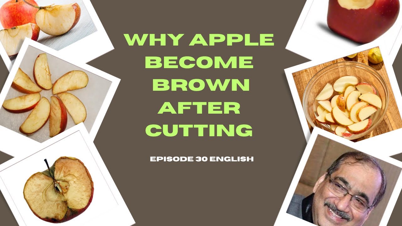 Why Apple become brown after cutting ? Episode 30 in English - YouTube
