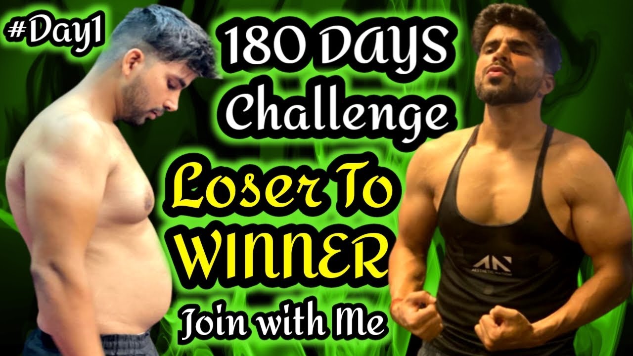DAY-01 || MY FIRST VLOG || LOSER TO WINNER || 180 DAYS CHALLENGE ...