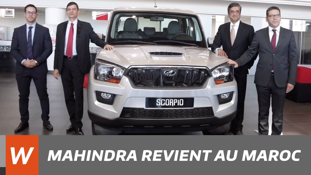 MAHINDRA revient sur le marché marocain - YouTube