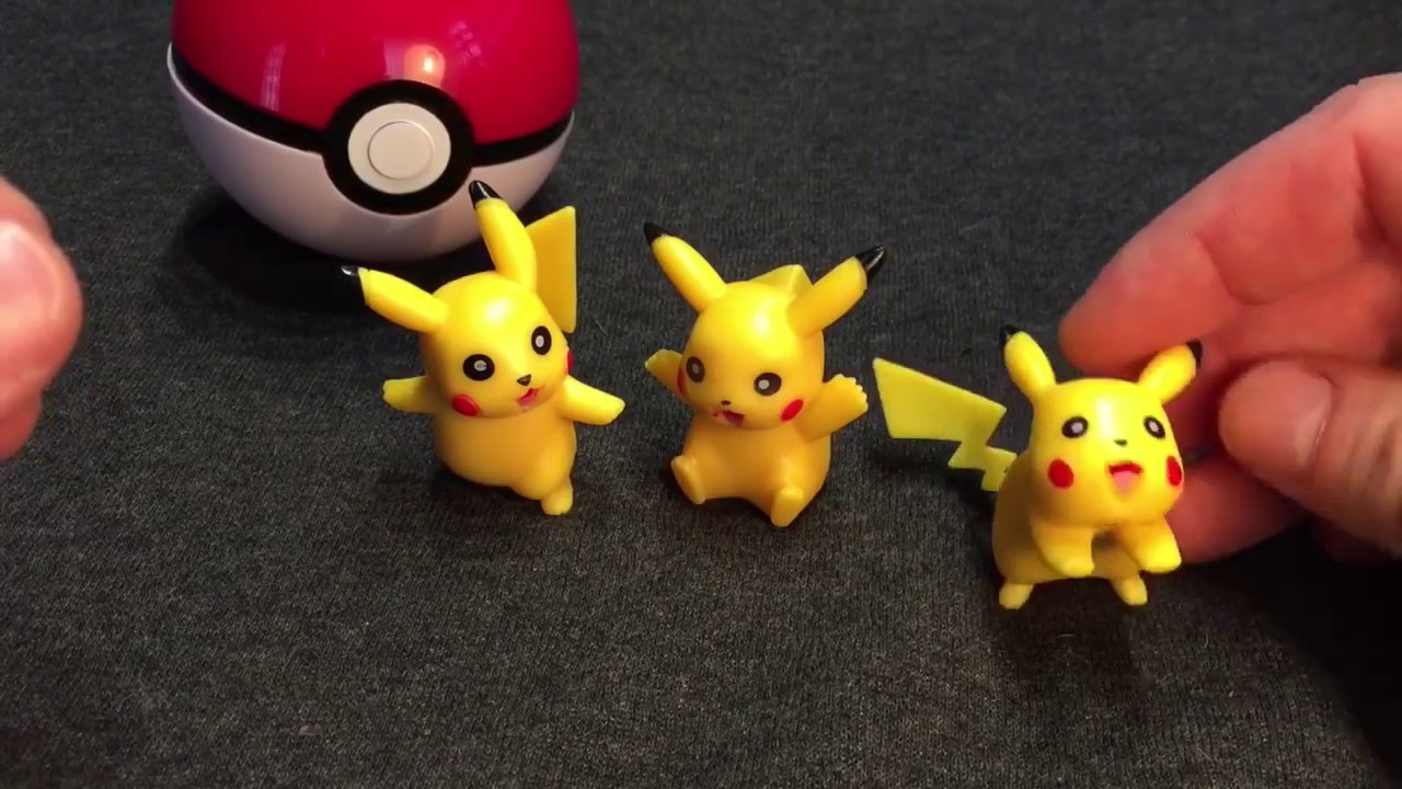 Pikachu Mini Pokemon Figures - YouTube