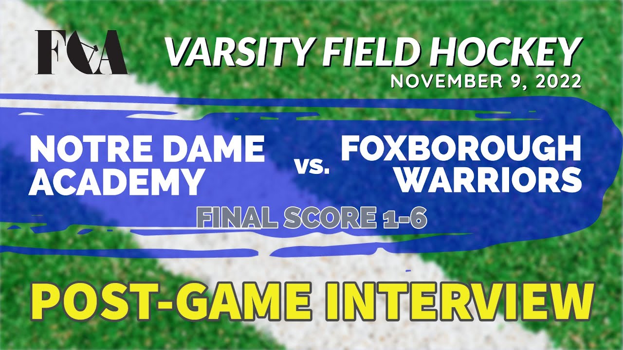 Field Hockey Post Game interview and Highlights 11/9/22 - YouTube