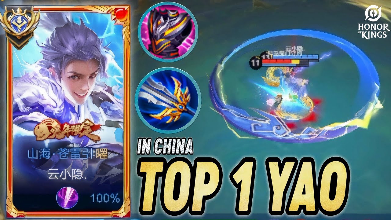TOP 1 YAO IN CHINA HOK - He Uses an Excellent Mix of Skills (Build ...