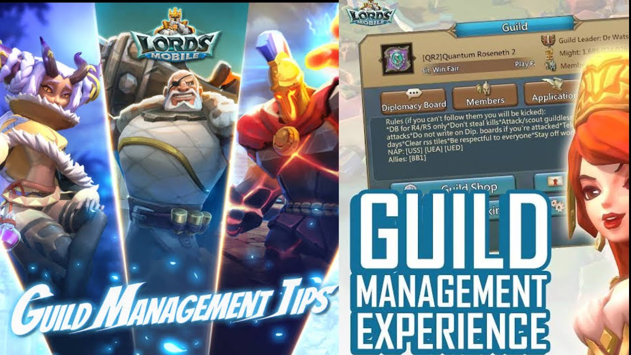 How to manage GUILD | How to Grow Guild Fest in LORDS MOBILE see tips ...