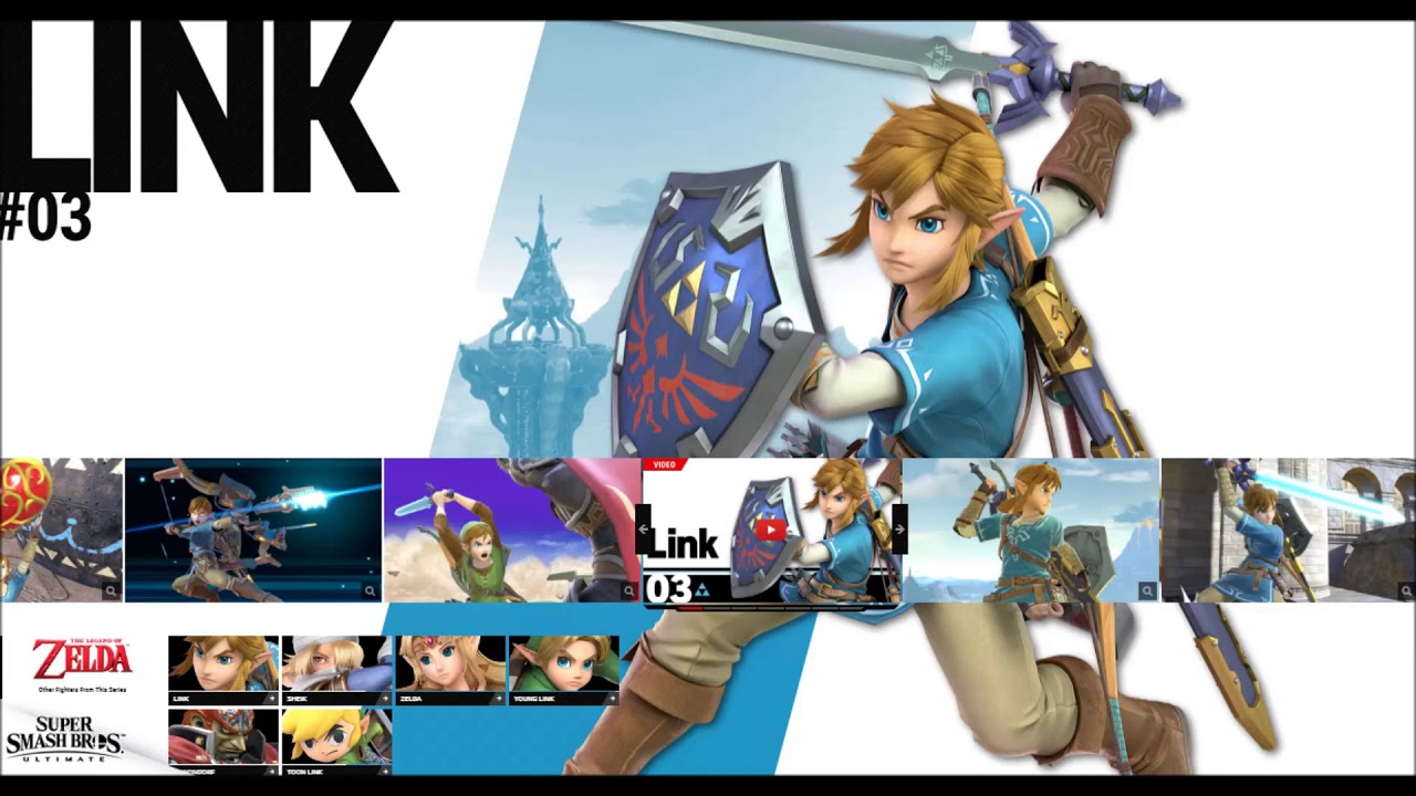 Super Smash Bros Ultimate: Breath of the wild Main Theme ost - YouTube