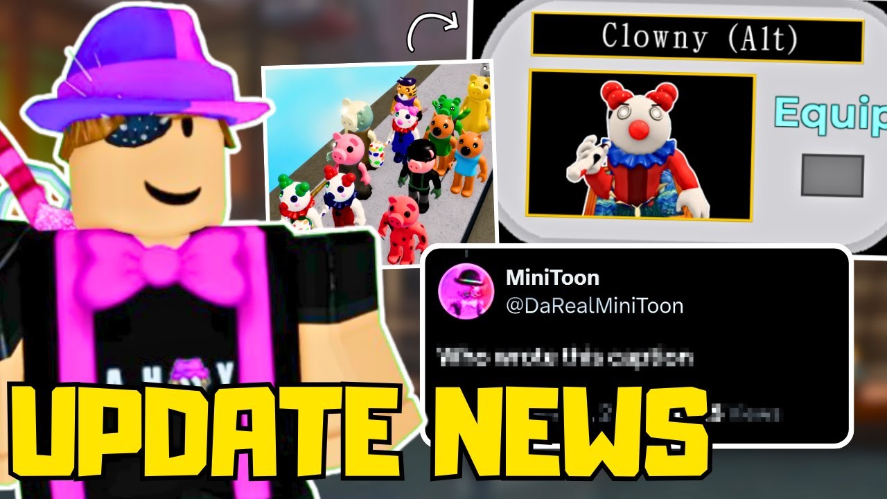 NEW PIGGY UPDATE OUT NOW.. + FAN SKINS COMING TO PIGGY.. + NEW MERCH ...