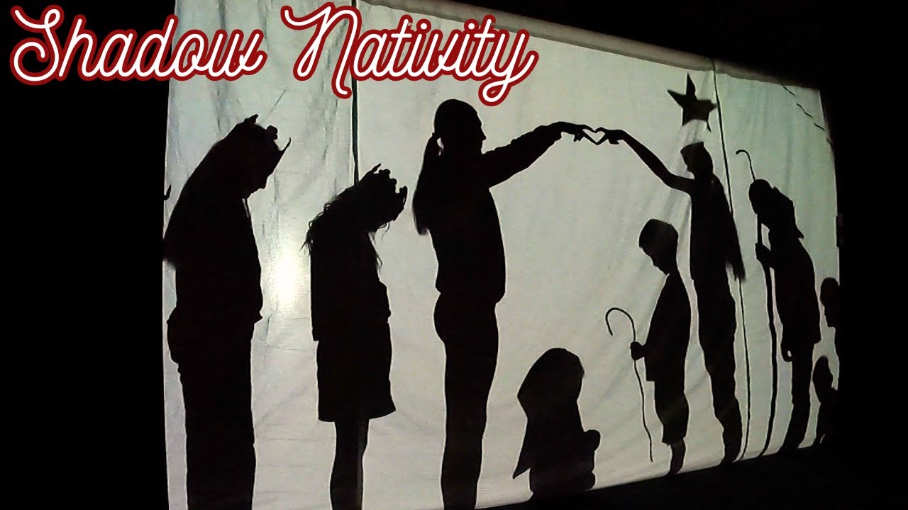 Christmas Shadow Nativity Skit - YouTube
