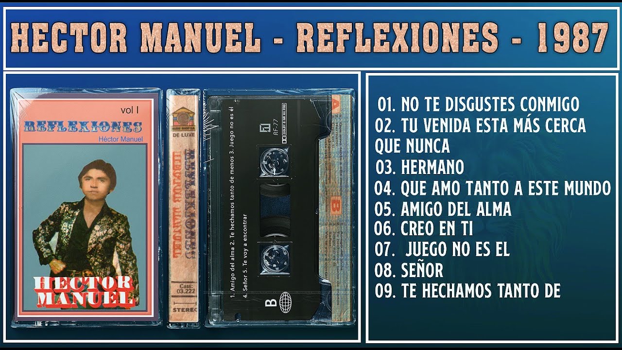 REFLEXIONES | 1987 | HECTOR MANUEL | CASSETTE COMPLETO - YouTube