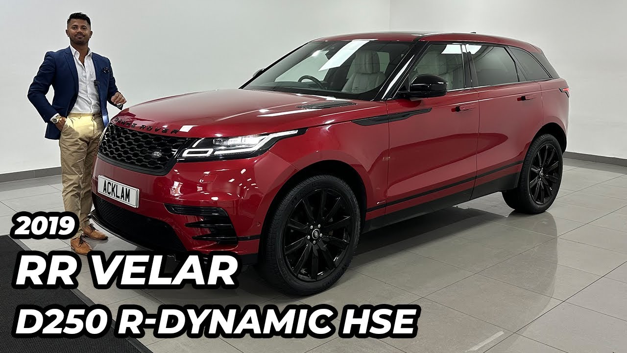 2019 Range Rover Velar R-Dynamic HSE - YouTube