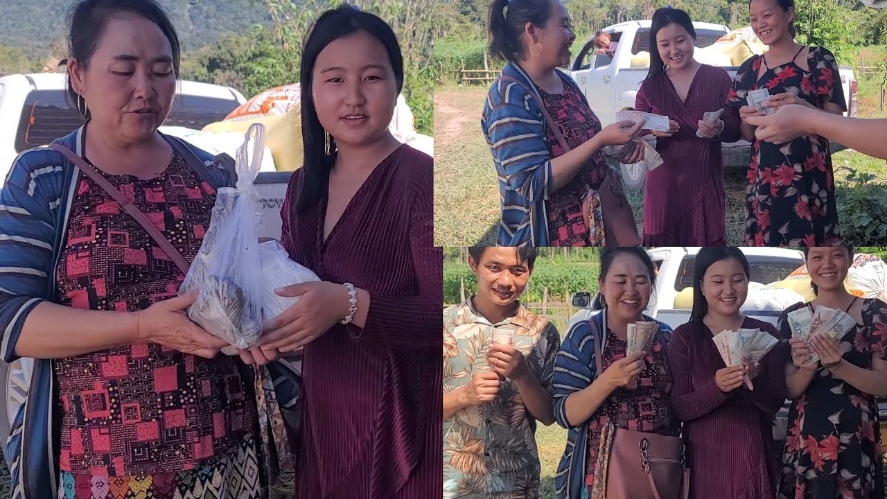 laug pov thiab niam laus pov me ntxhais me tub lawv mu tsev tag lawm ...