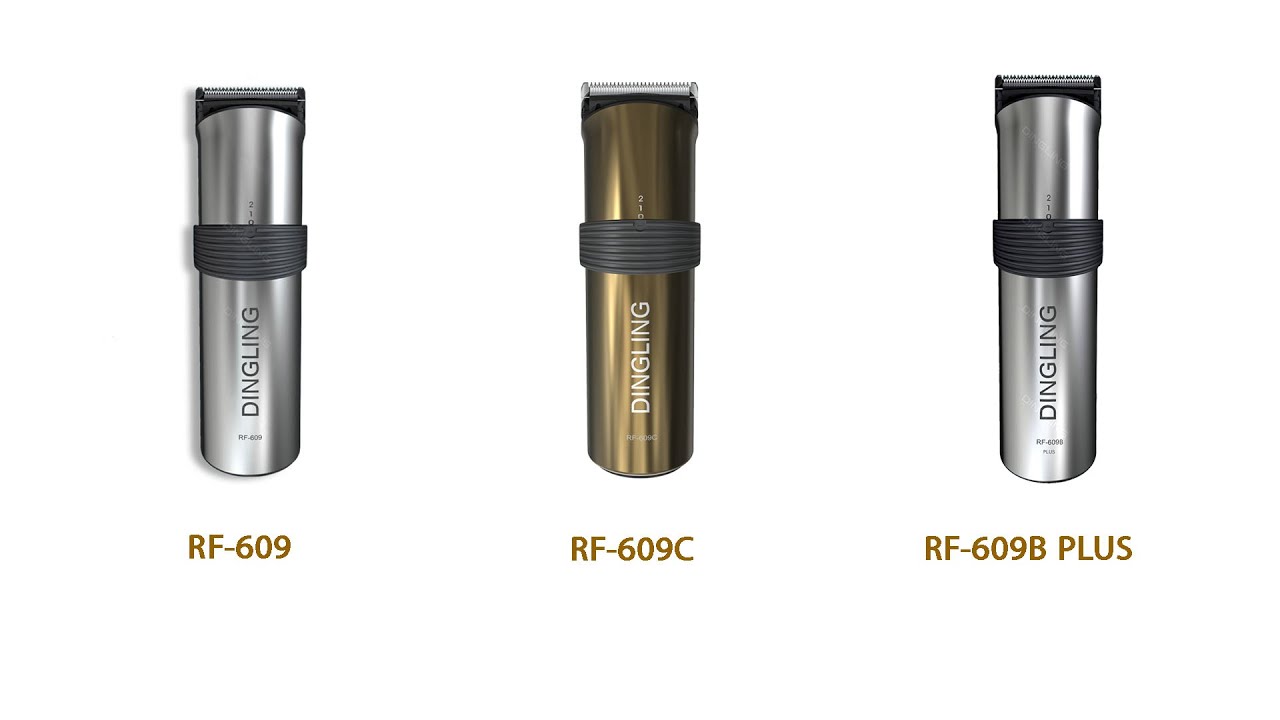 مراجعة لماكينة الحلاقة دنجلينج DINGLING موديل RF-609B PLUS والفرق بين موديل RF-609 و RF-609C ...